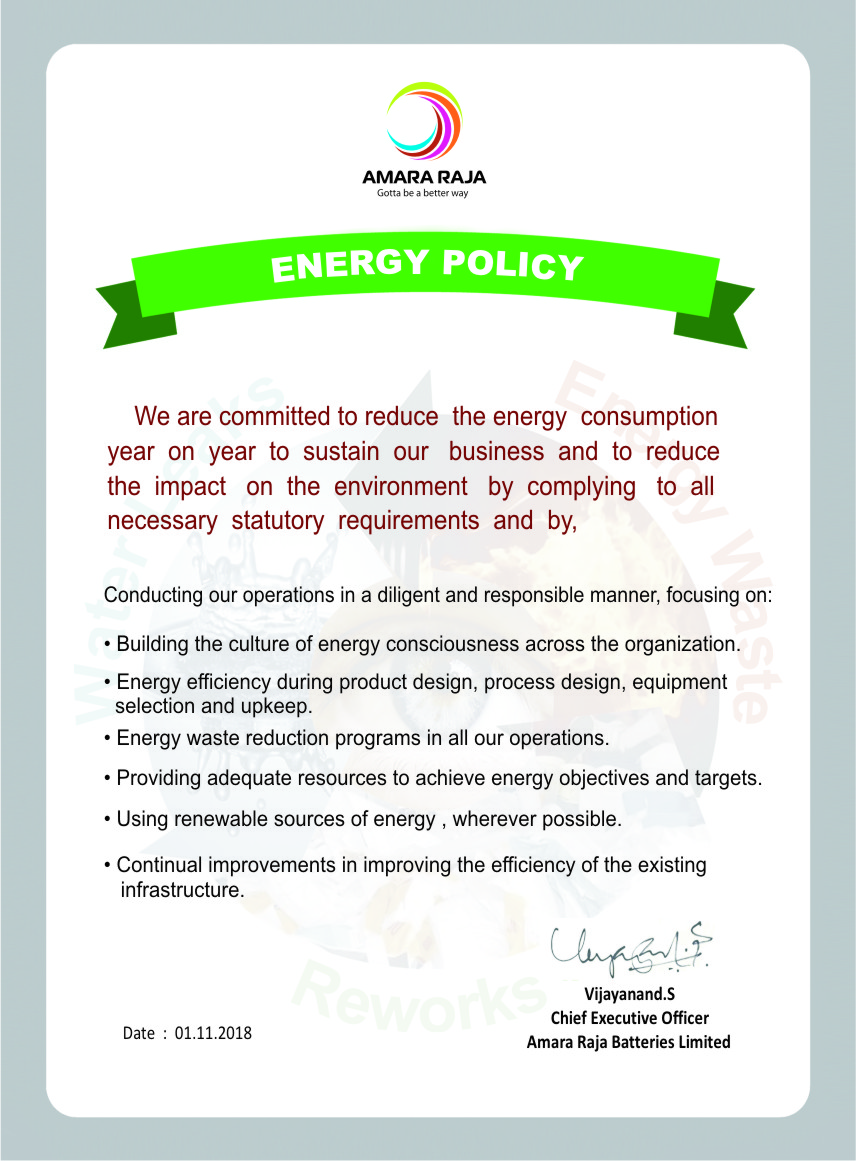 Amara Raja Energy & Mobility Limited